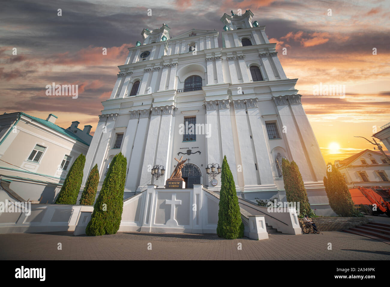 The ancient European city of Grodno in Belarus Stock Photo - Alamy