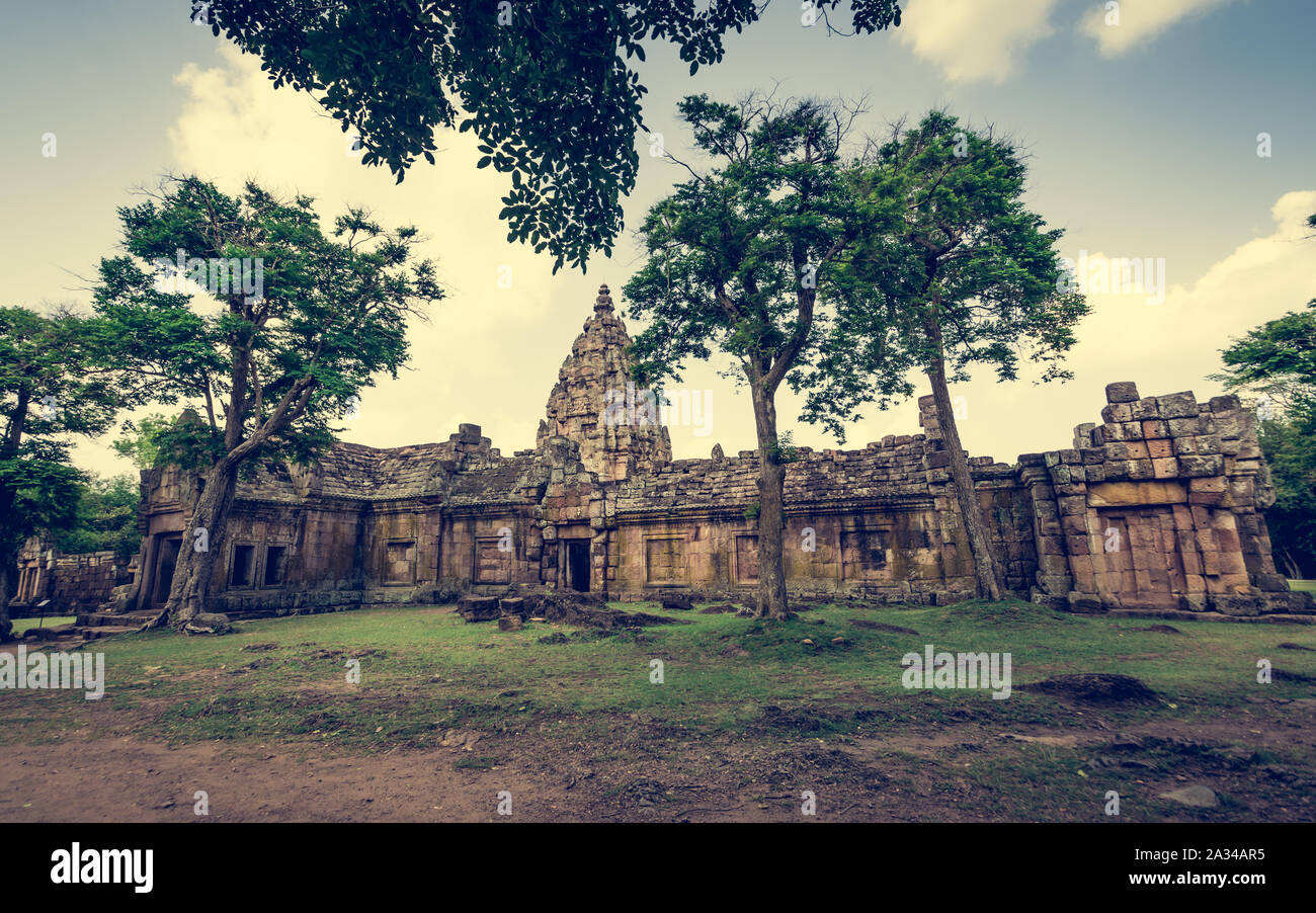 Prasat Hin Phanom Rung or Phanom Rung Stone Castle is a Khmer temple ...