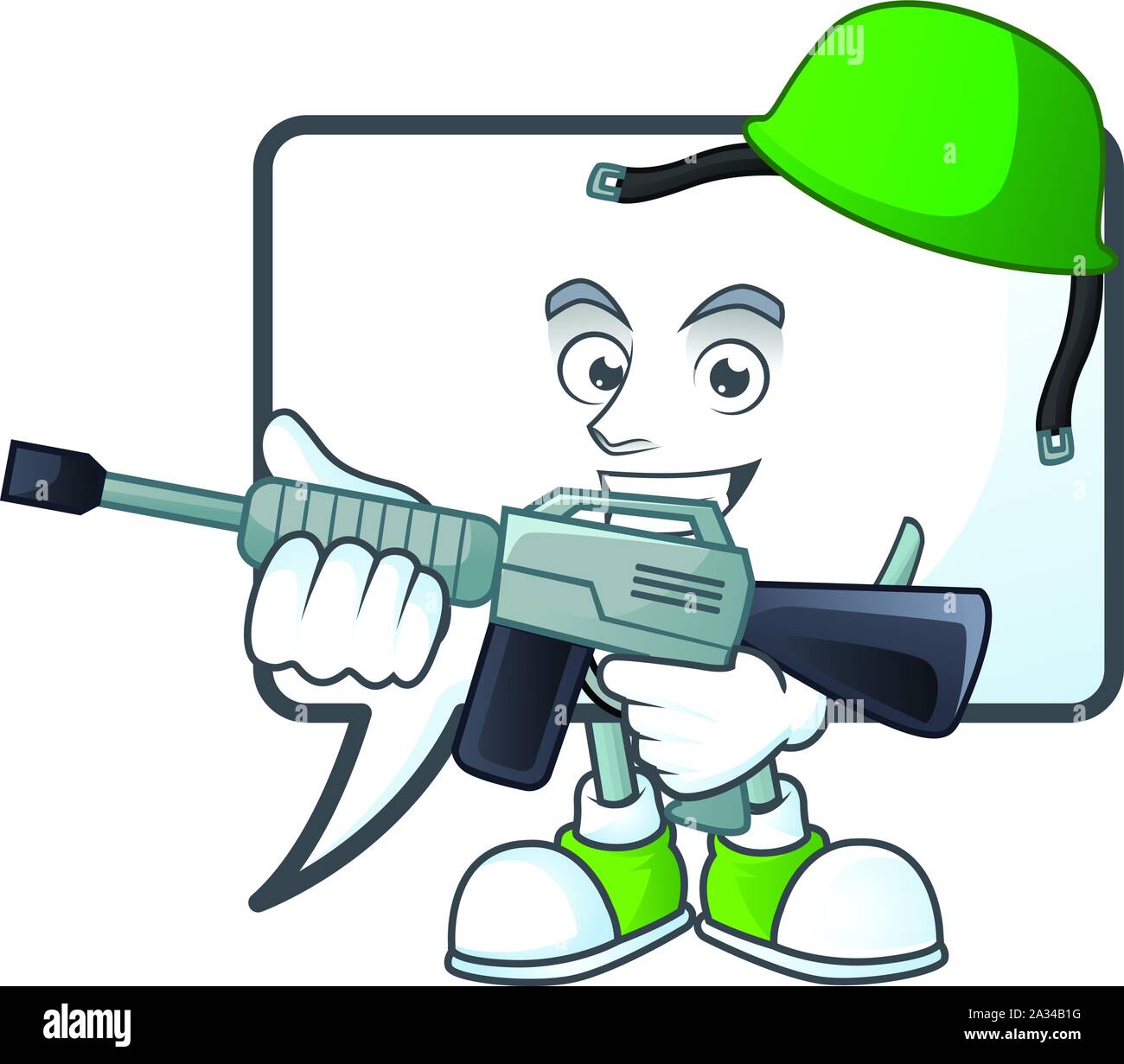 Soldiers speak Stock Vector Images - Alamy