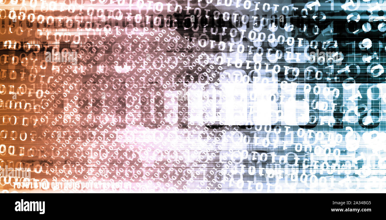 Binary Code Background Abstract as a Technology Concept Stock Photo - Alamy