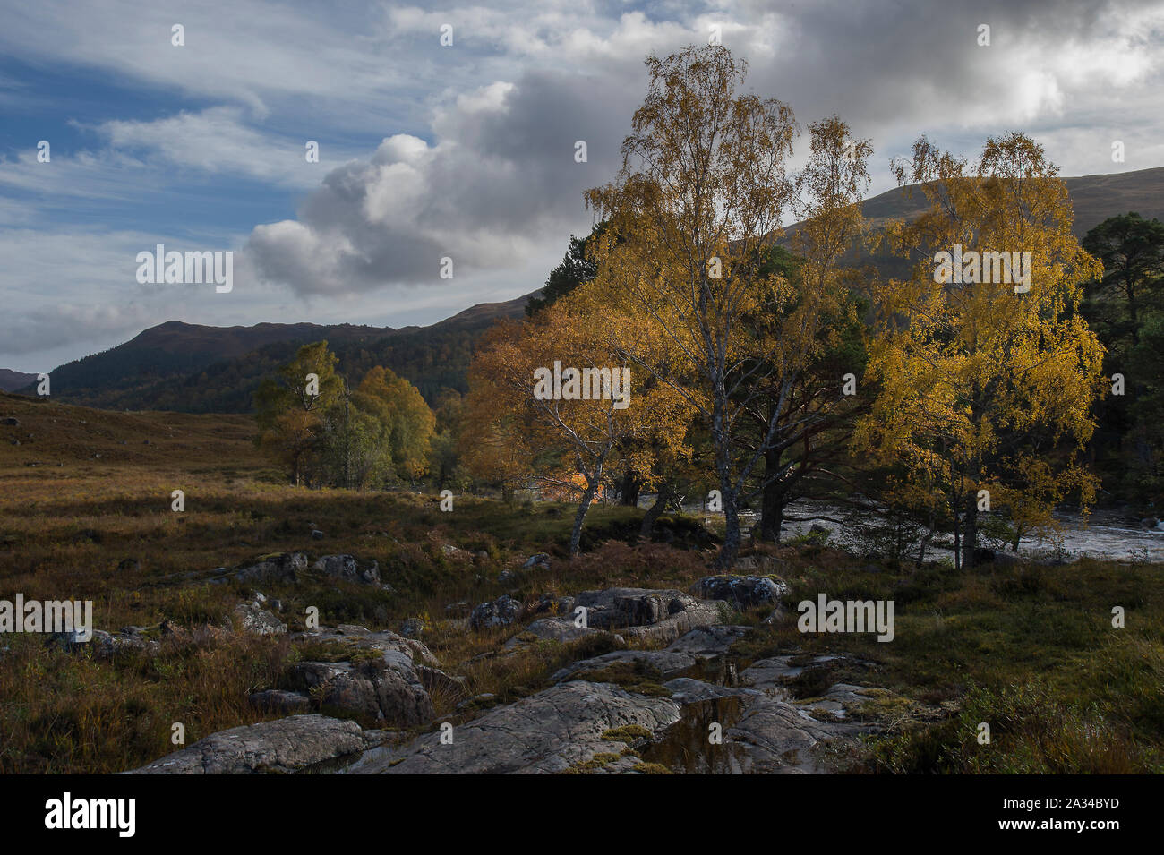 Scotland glen cannich river hi-res stock photography and images - Alamy