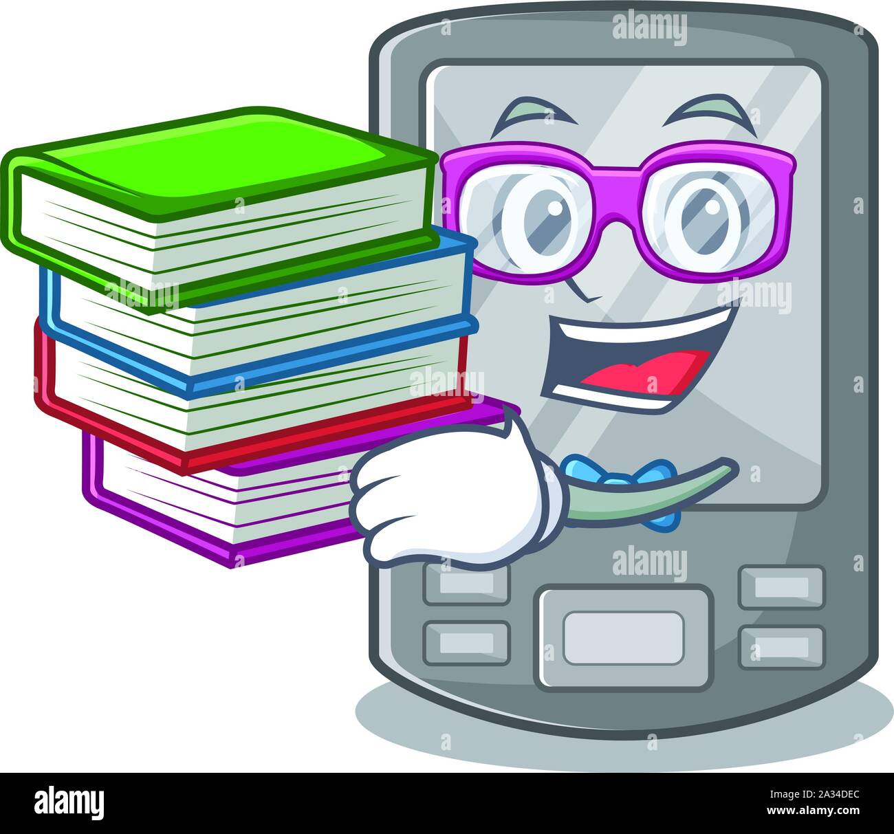 Personal digital assistant and student Cut Out Stock Images & Pictures ...