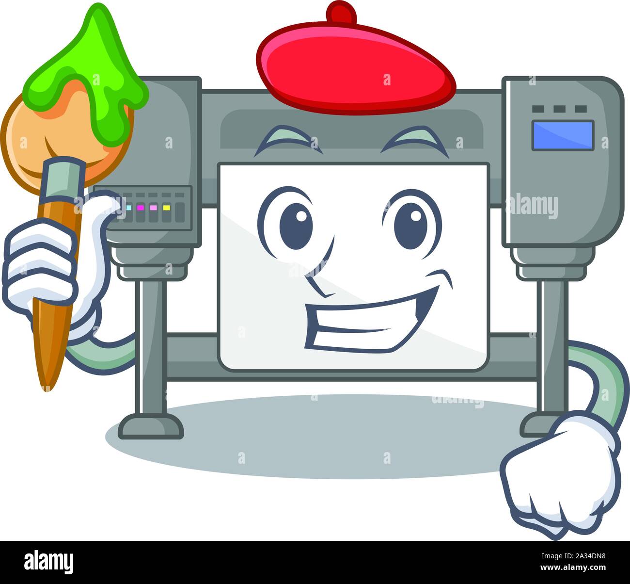 Artist plotter Stock Vector Images - Alamy