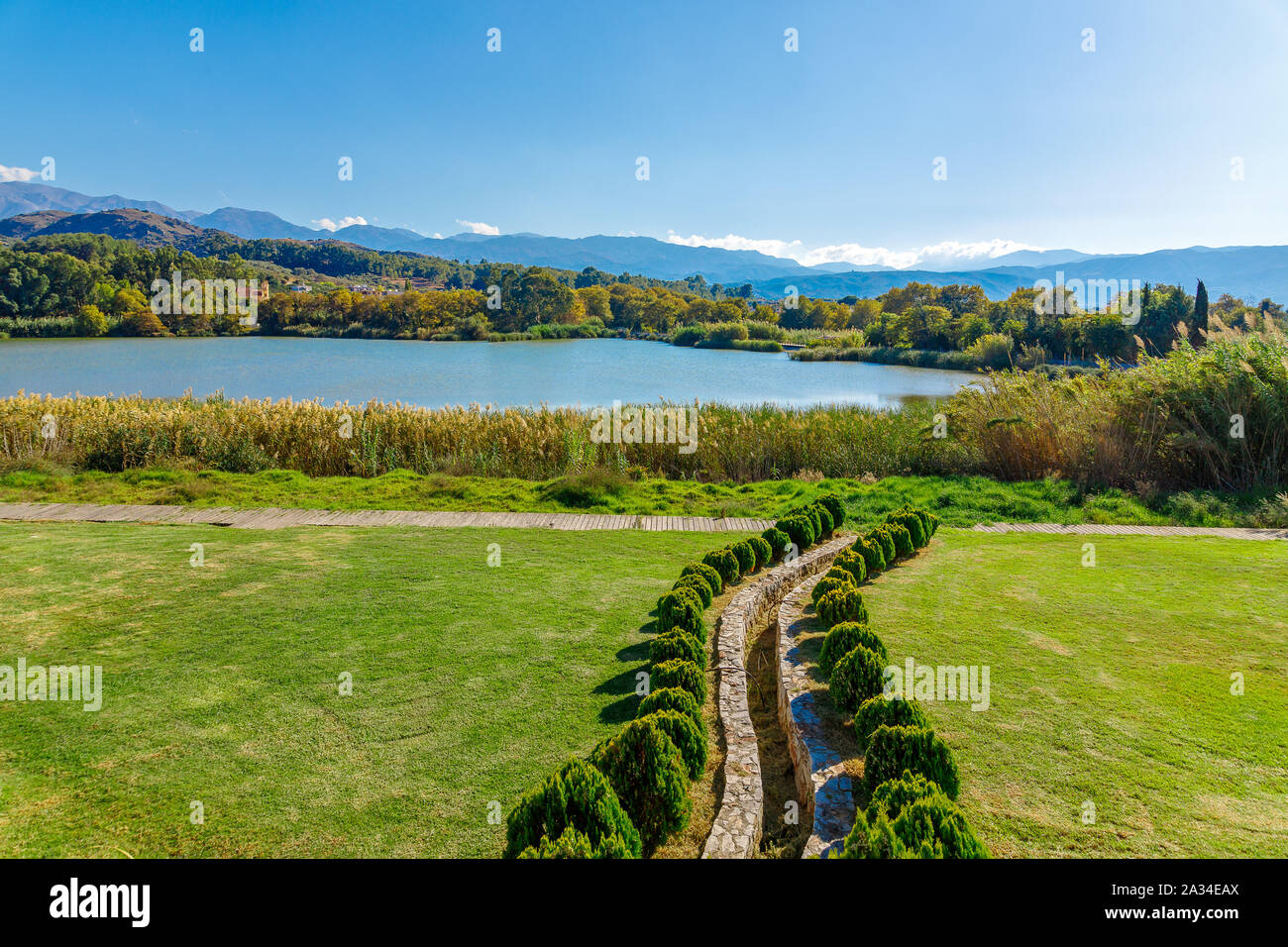 Agia Lake, Chania, Crete, Greece Stock Photo - Alamy