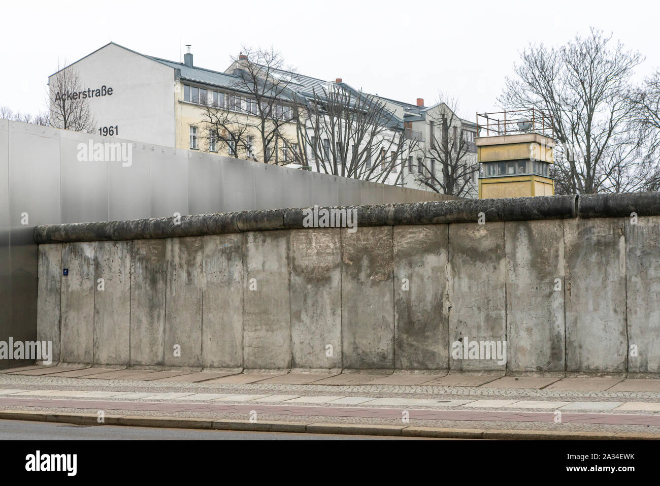 Berlin Wall Memorial at Bernauer Strasse, Berlin, Germany (known as ...
