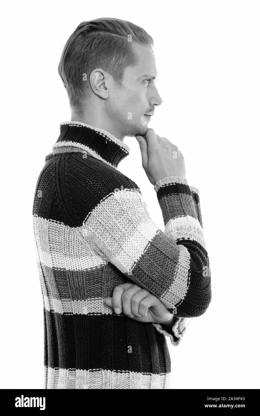 Man profile photo hi-res stock photography and images - Alamy