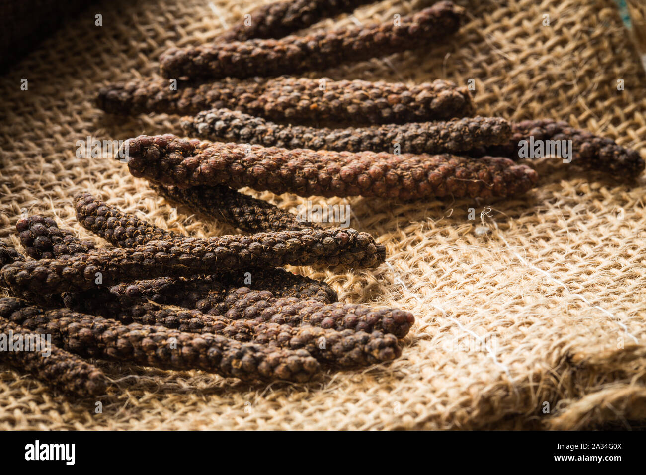Black Chili. Natural Balinese Spices Stock Photo - Alamy