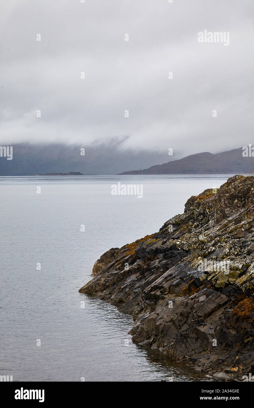 Inner Seas of the West Coast of Scotland from Duart Point, Isle of Mull ...