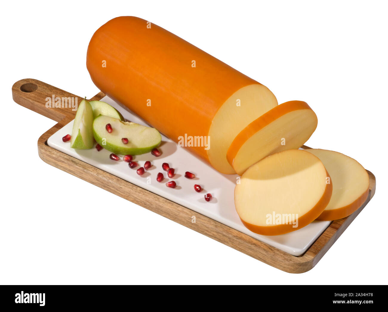 Dutch Smoked Cheese Stock Photo - Alamy