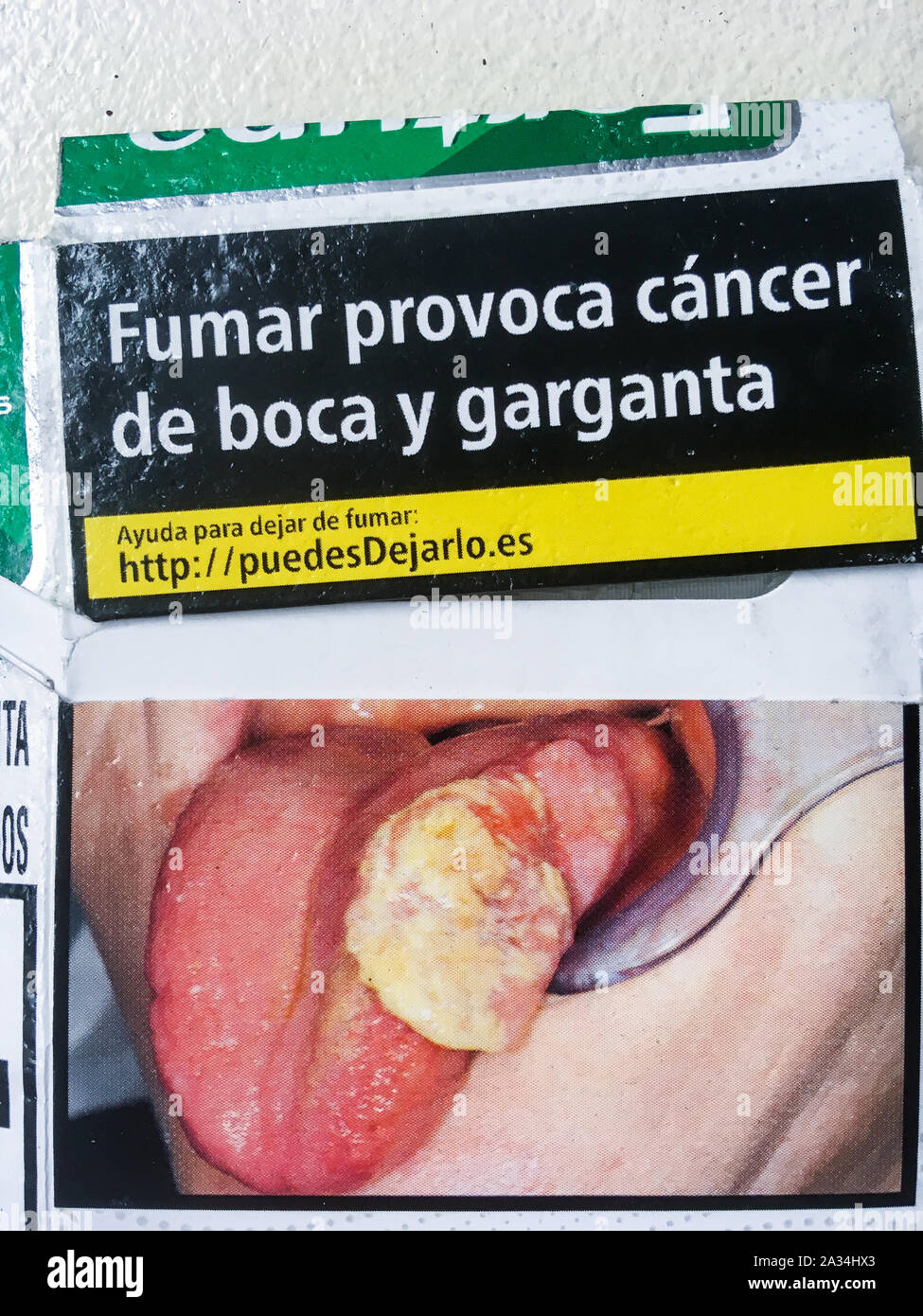 Cigarettes Warning Pack Stock Photos & Cigarettes Warning Pack Stock ...