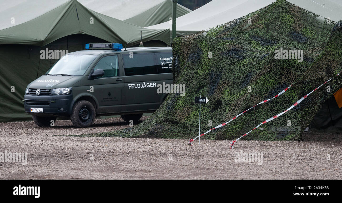 Omunster, Germany. 25th Sep, 2019. During the information training ...