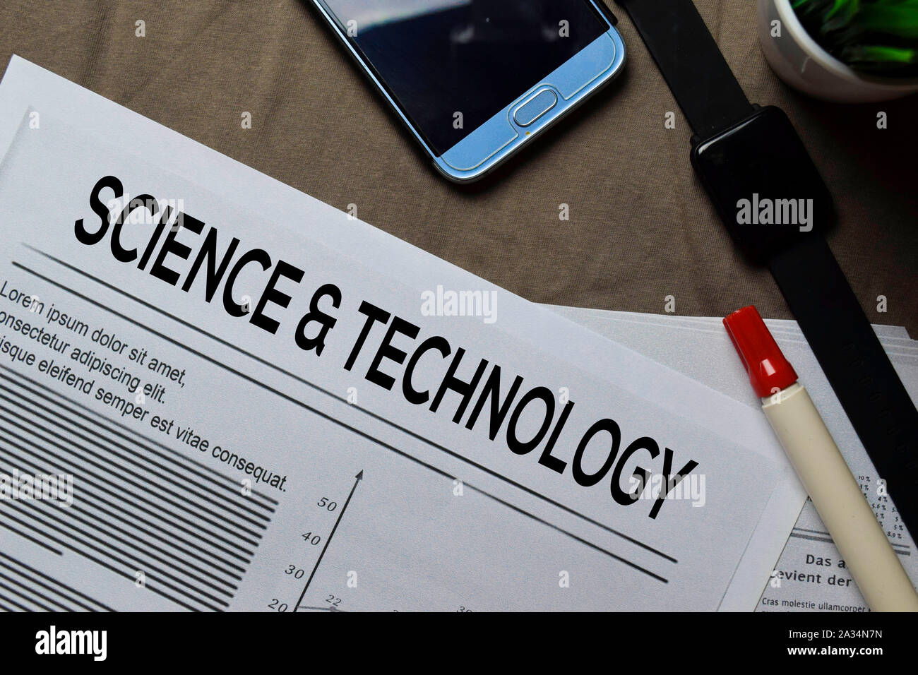 Science newspaper front page hi-res stock photography and images - Alamy
