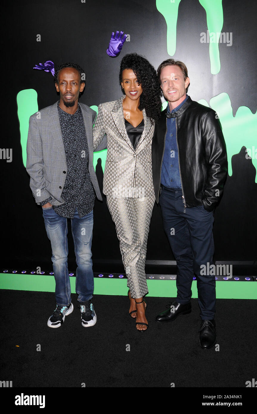 New York City, USA. 05th Oct, 2019. (L-R) Barkhad Abdi, Yusra Warsama ...