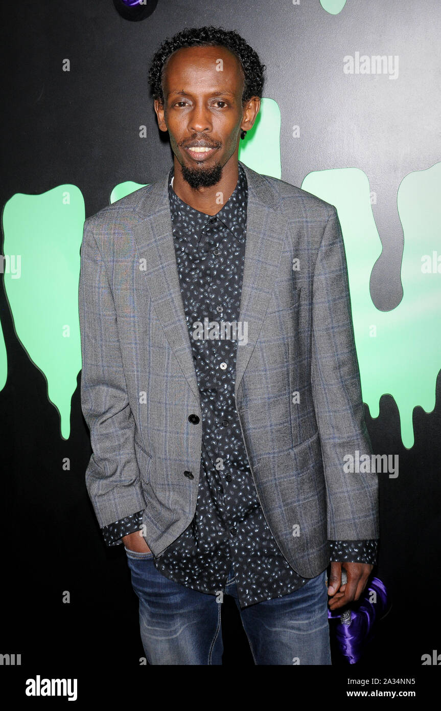 New York City, USA. 05th Oct, 2019. Barkhad Abdi attends the Huluween ...
