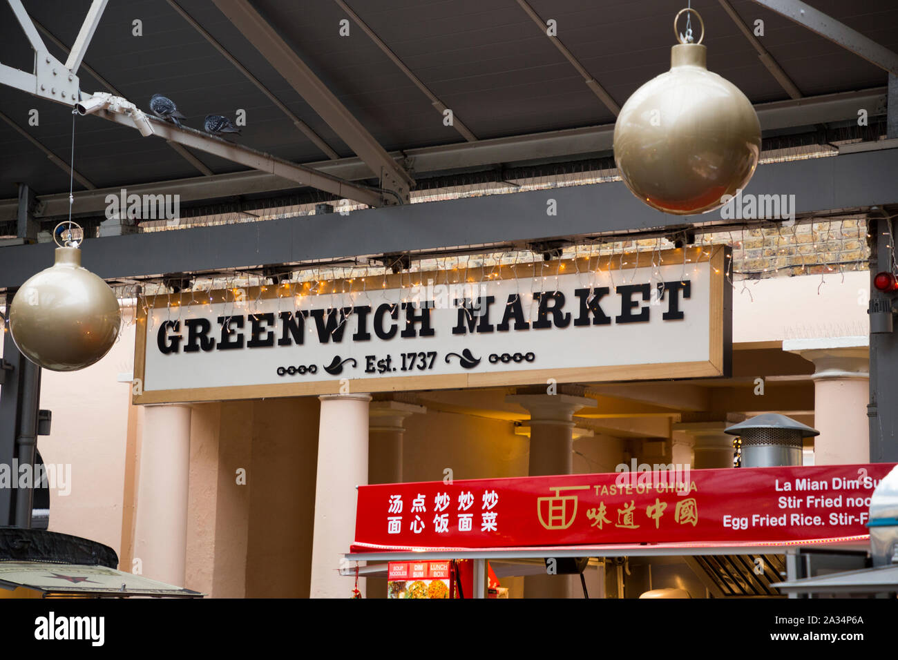 Christmas Market Stall Sign High Resolution Stock Photography and ...