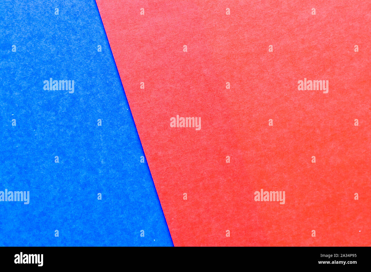 Abstract red and blue color paper textured background with copy space ...