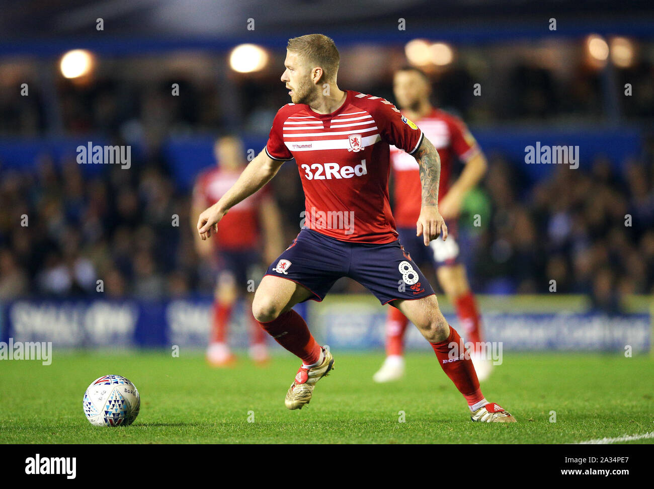 Middlesbrough's Adam Clayton during the Sky Bet Championship match at ...