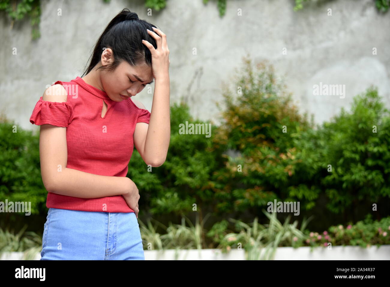 An A Female And Failure Stock Photo - Alamy