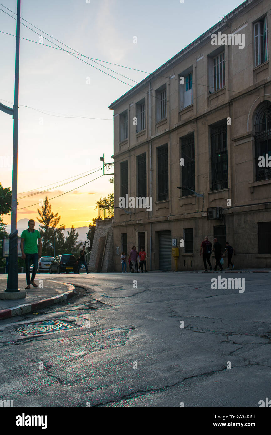 the architectural art of Bejaia city Stock Photo - Alamy