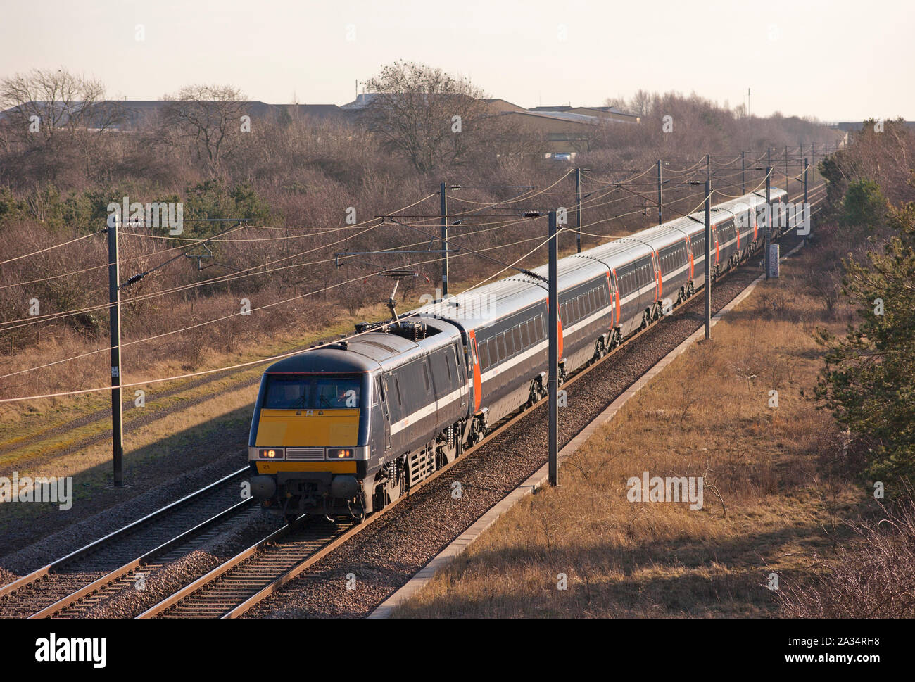 Class 91 electric train hi-res stock photography and images - Alamy
