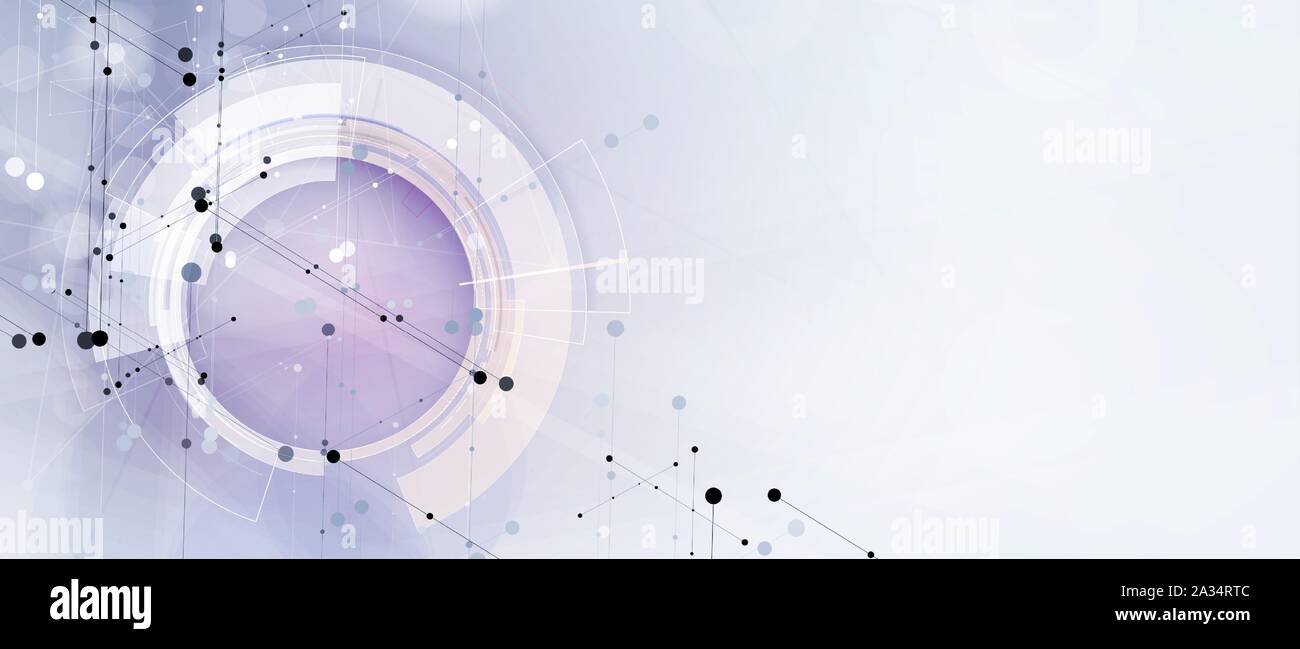 Technology innovation background, idea of global business solution ...