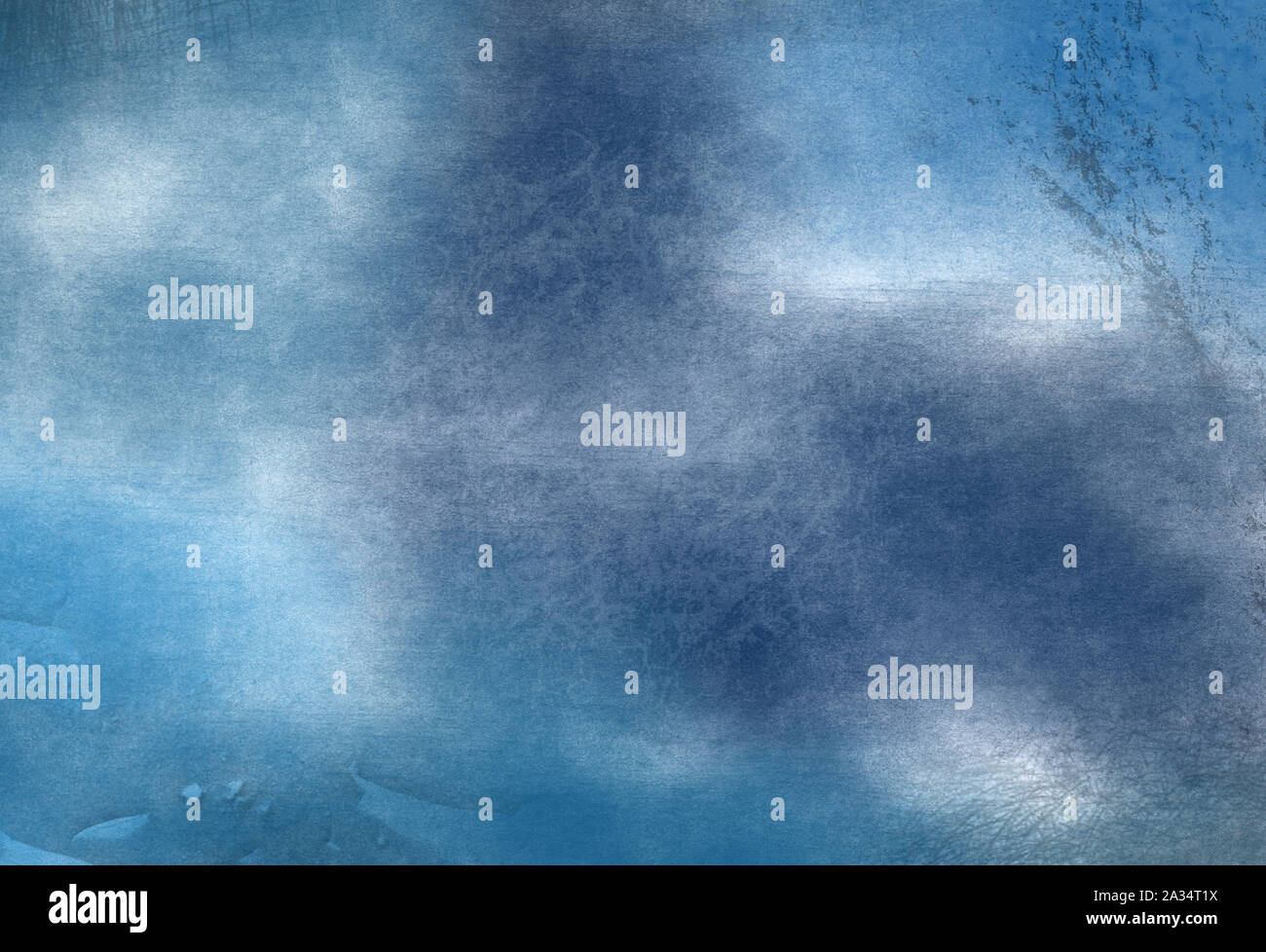 Illustration of a textured blue background with cold patterns Stock ...