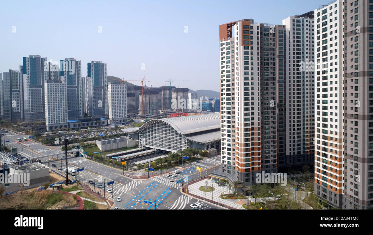 Kwangmyong Station is the KTX train station in Korea Stock Photo - Alamy