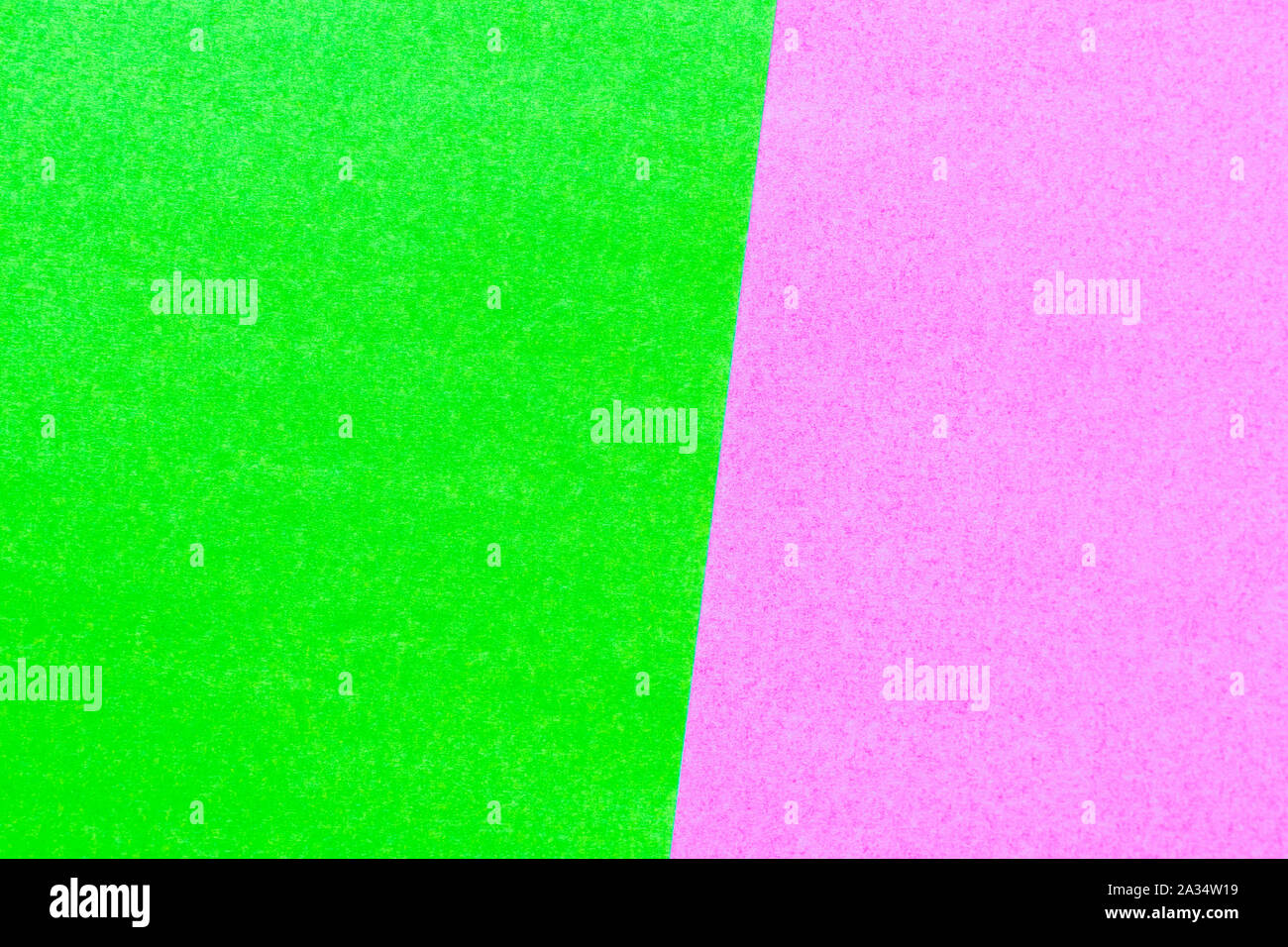 Abstract green and pink color paper textured background with copy space ...