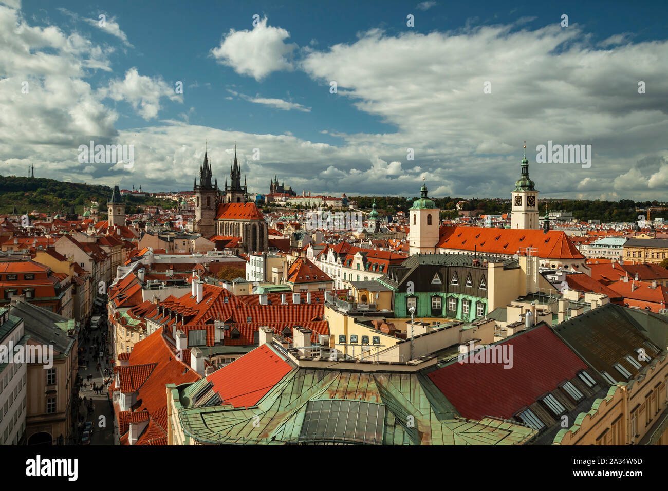 Prague skyline panorama hi-res stock photography and images - Alamy
