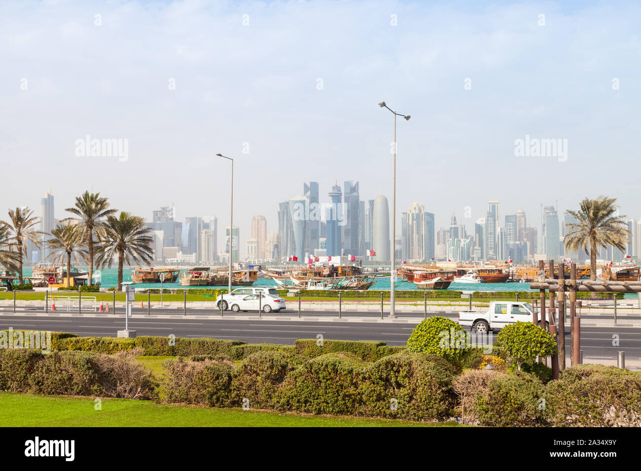 Al Corniche, Qatar, doha Stock Photo - Alamy