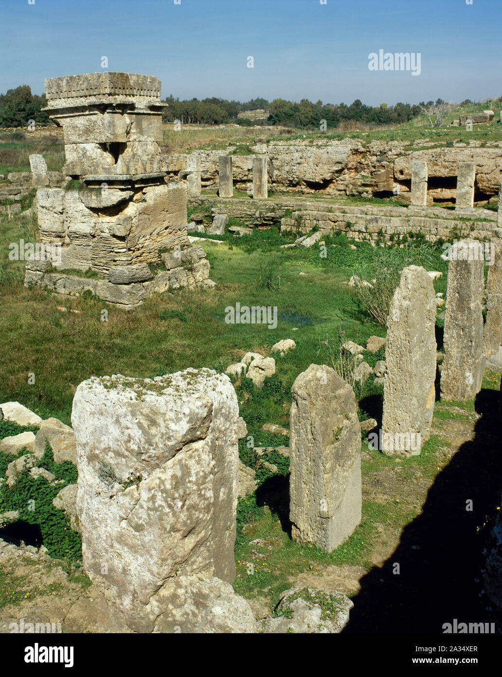 Syria. Amrit or Marathos. Ancient Phoenician city, founded in 3rd ...