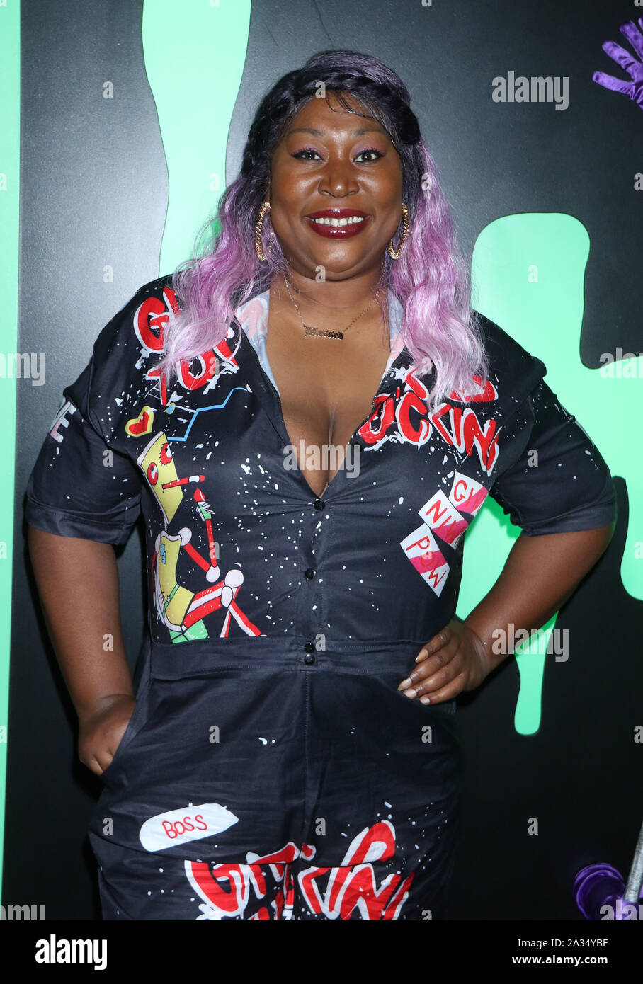 New York, NY, USA. 4th Oct, 2019. Kia Stevens at the Hulu kick off ...