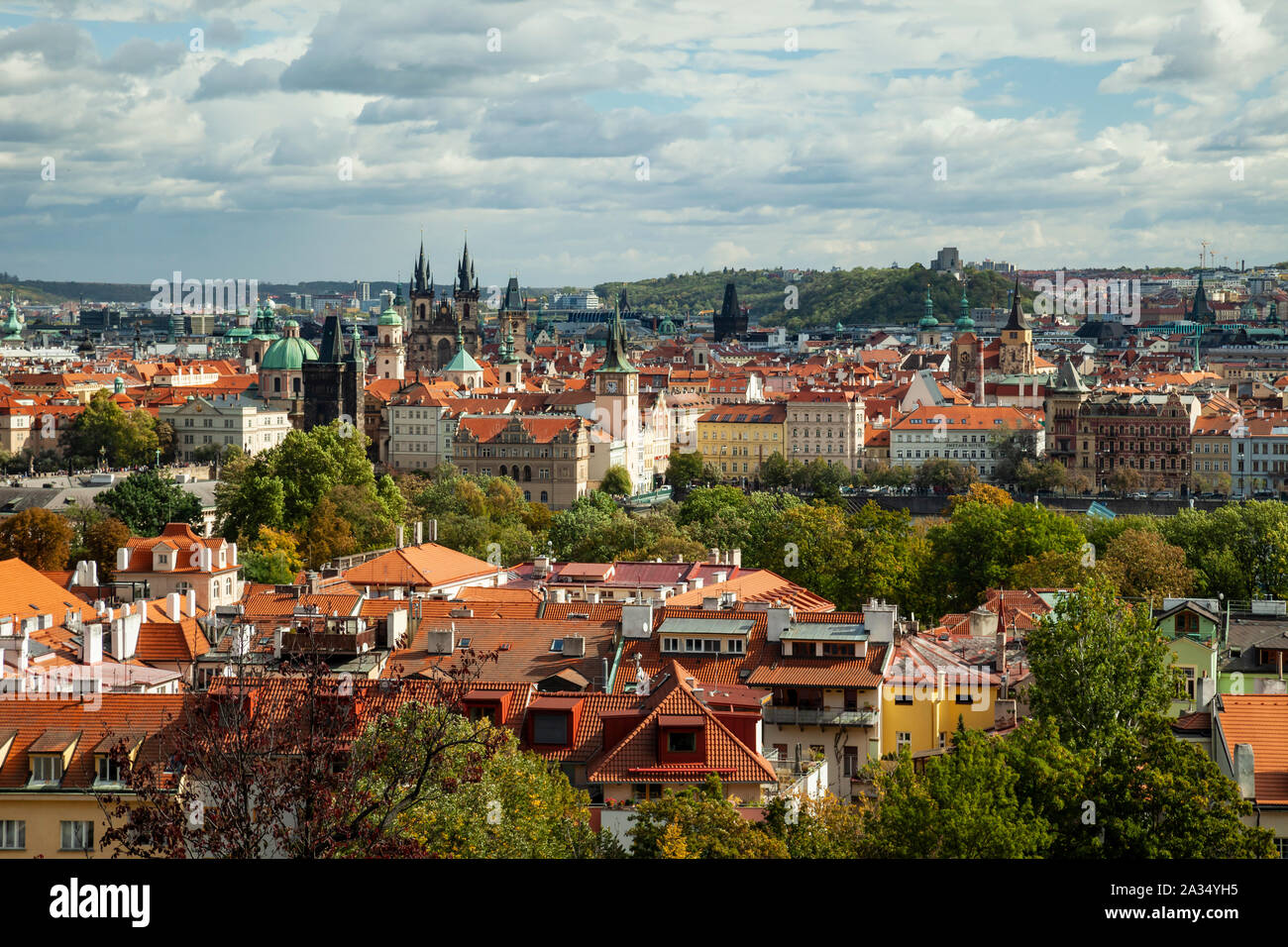 Old town prague skyline hi-res stock photography and images - Alamy