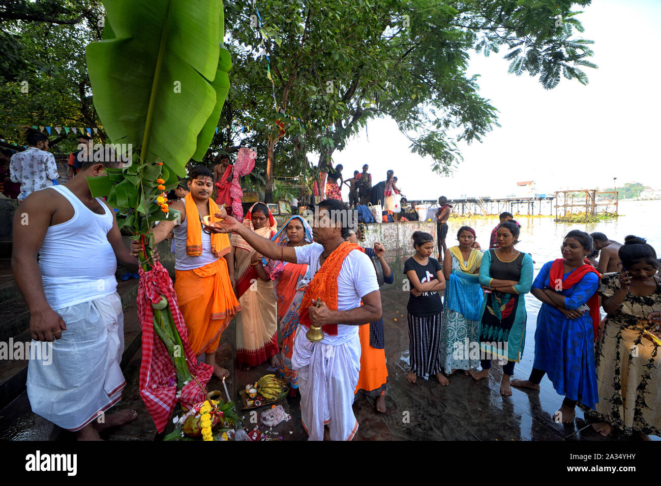 On maha saptami seventh day of durga puja hi-res stock photography and ...