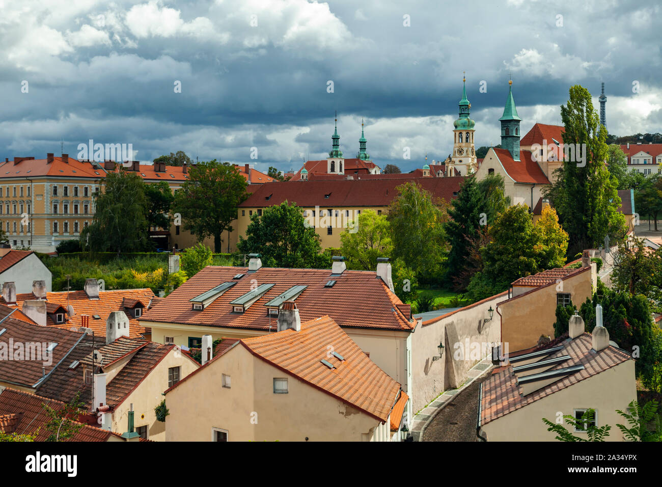 Autumn afternoon at Hradcany in Prague, Czechia Stock Photo - Alamy