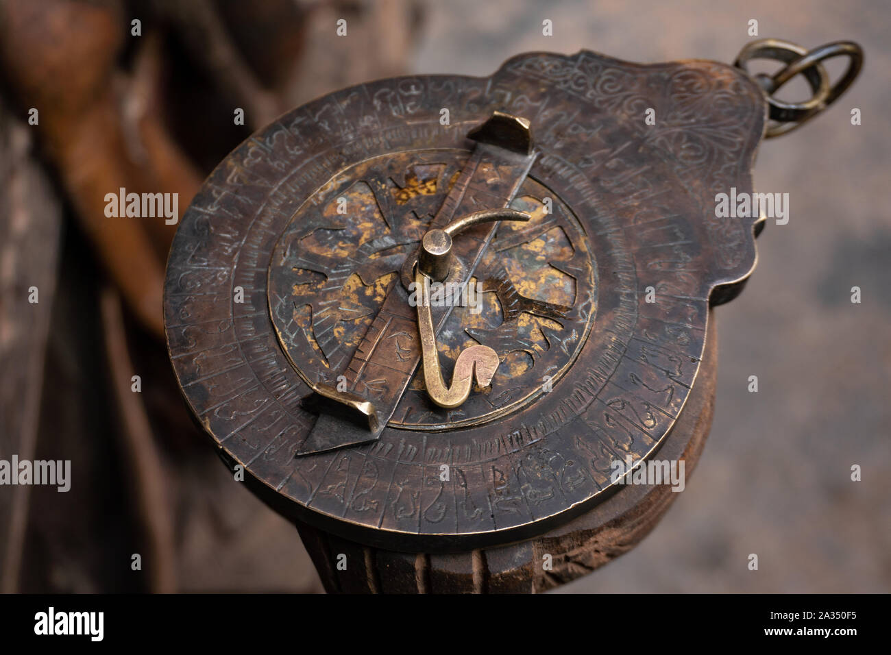 Astrolabe - an ancient compass tool made by desert Berber people in ...