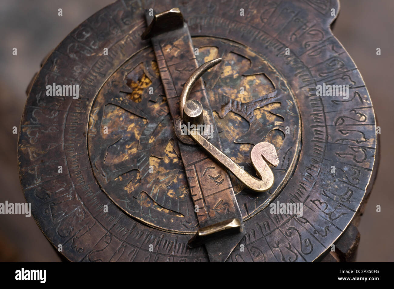 Astrolabe - an ancient compass tool made by desert Berber people in ...