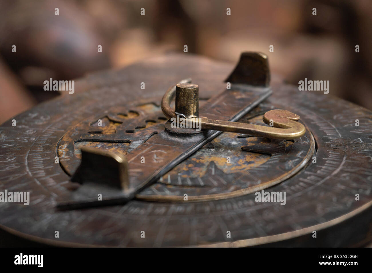 Astrolabe - an ancient compass tool made by desert Berber people in ...