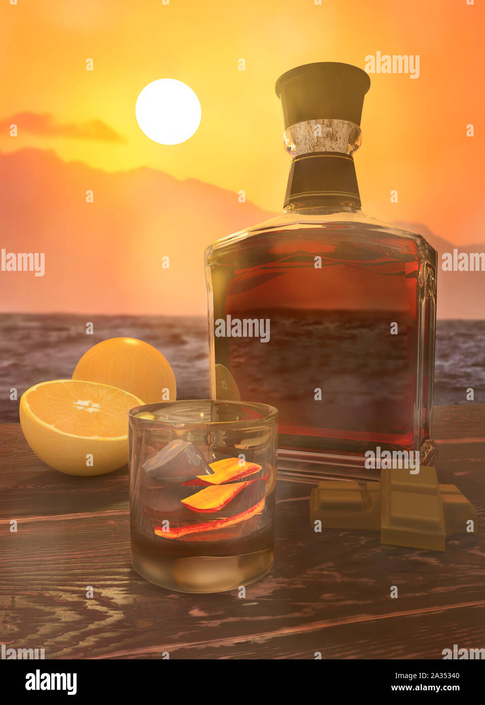 Captain morgan rum bottle hi-res stock photography and images - Alamy
