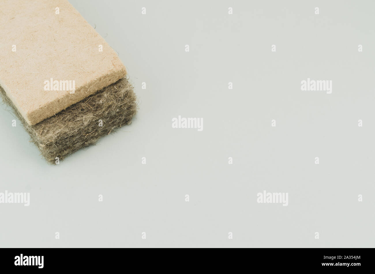 natural fibers wall insulating materials - hemp fiber panel Stock Photo ...