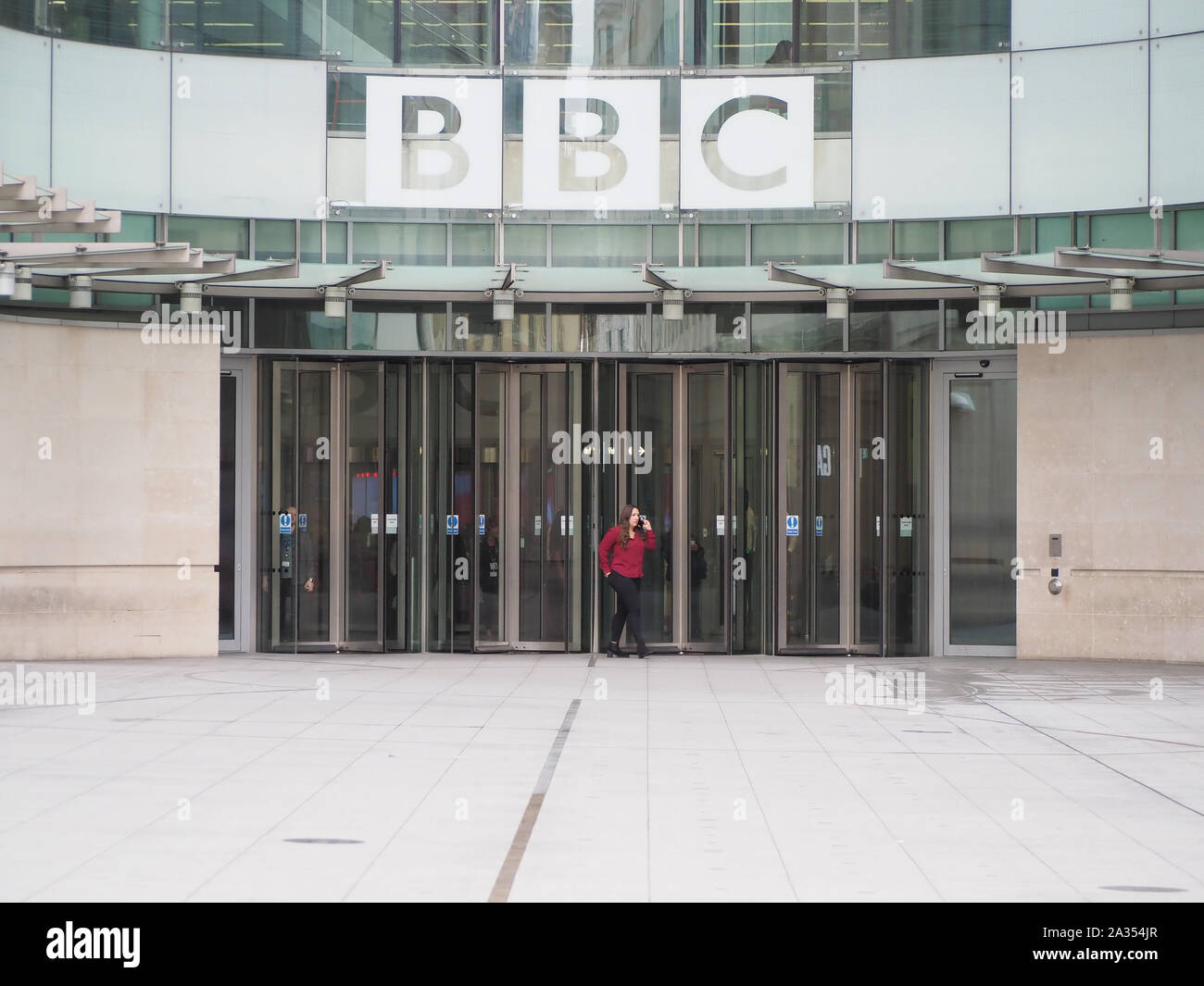 LONDON, UK - CIRCA SEPTEMBER 2019: BBC Broadcasting House headquarters ...