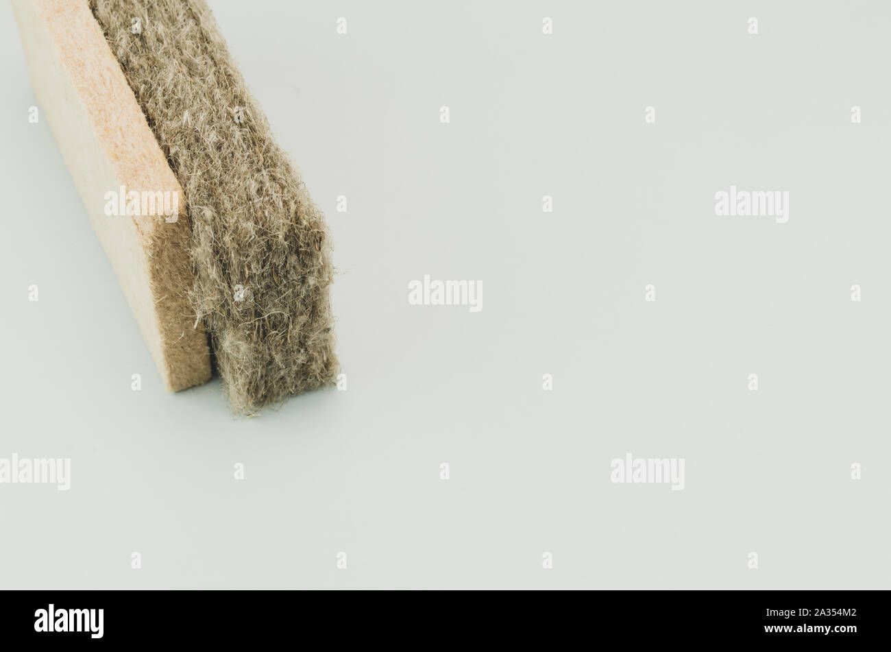 natural fibers wall insulating materials - hemp fiber panel Stock Photo ...