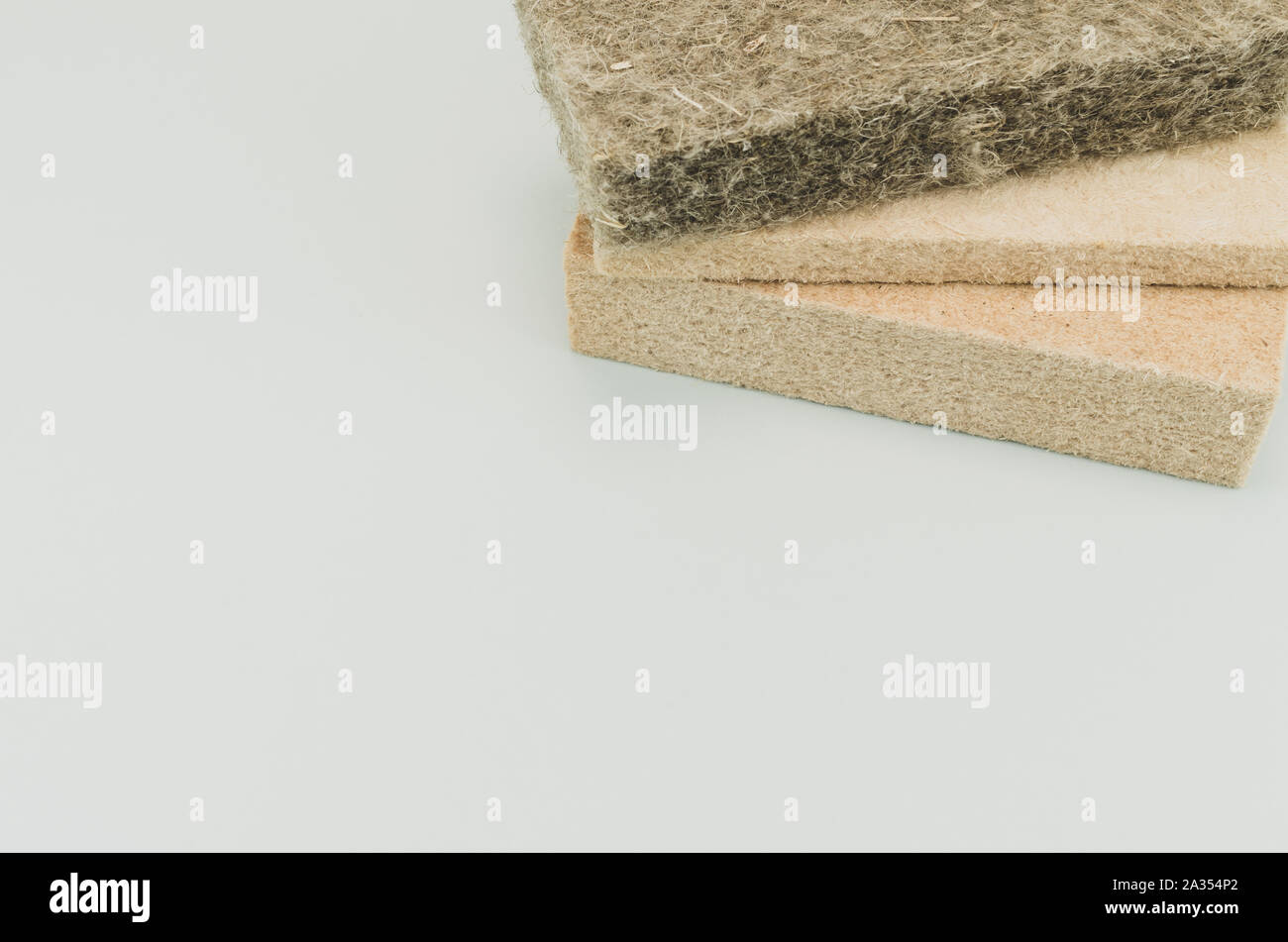 natural fibers wall insulating materials - hemp fiber panel Stock Photo ...