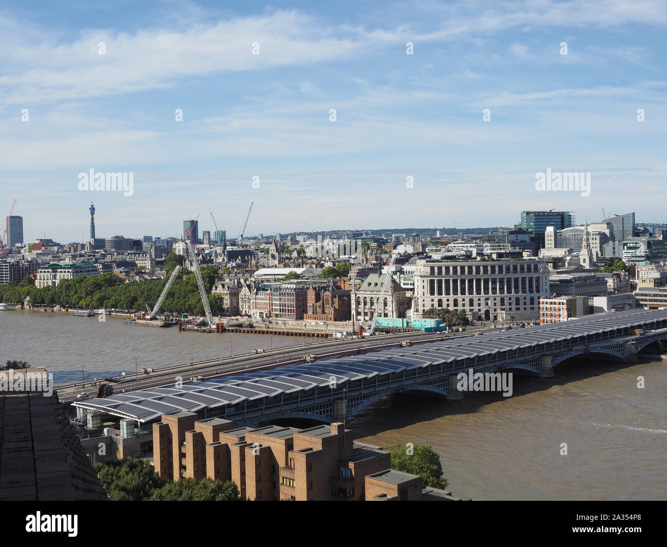 Panoramic view of River Thames in London, UK Stock Photo - Alamy
