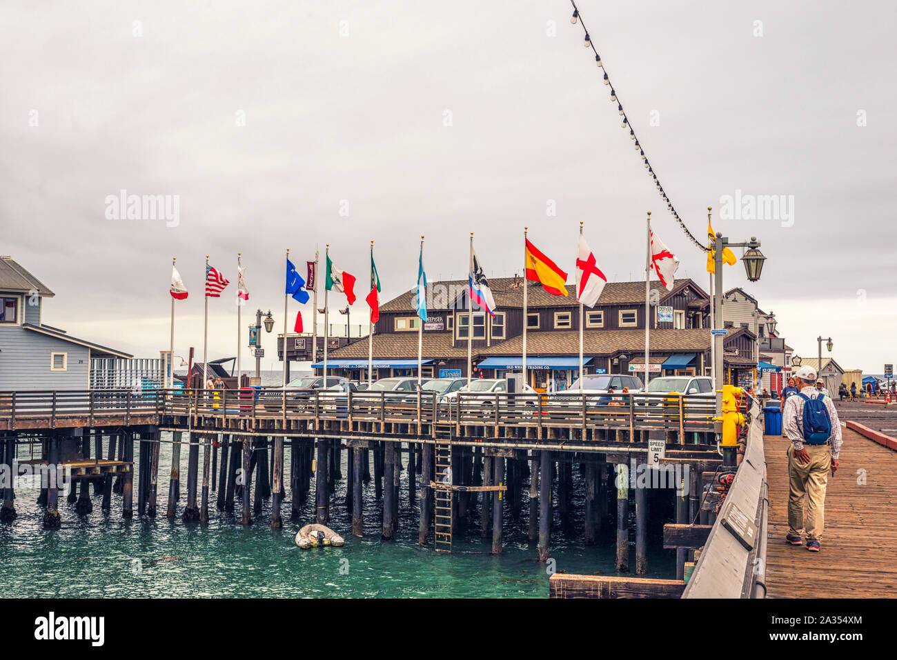 Stearns wharf hi-res stock photography and images - Alamy