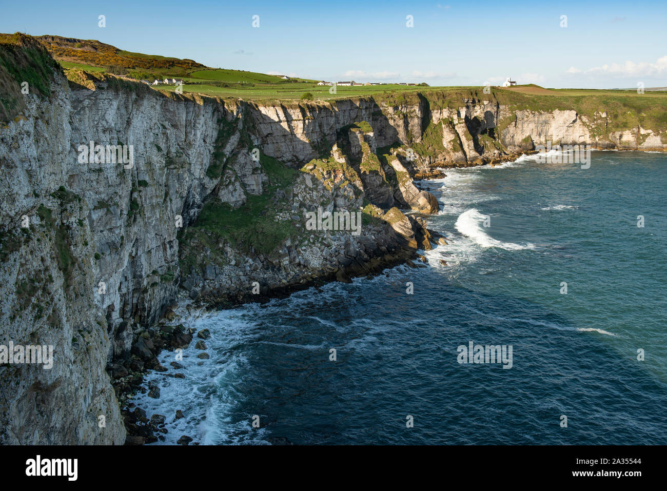 Ballintoy church hi-res stock photography and images - Alamy