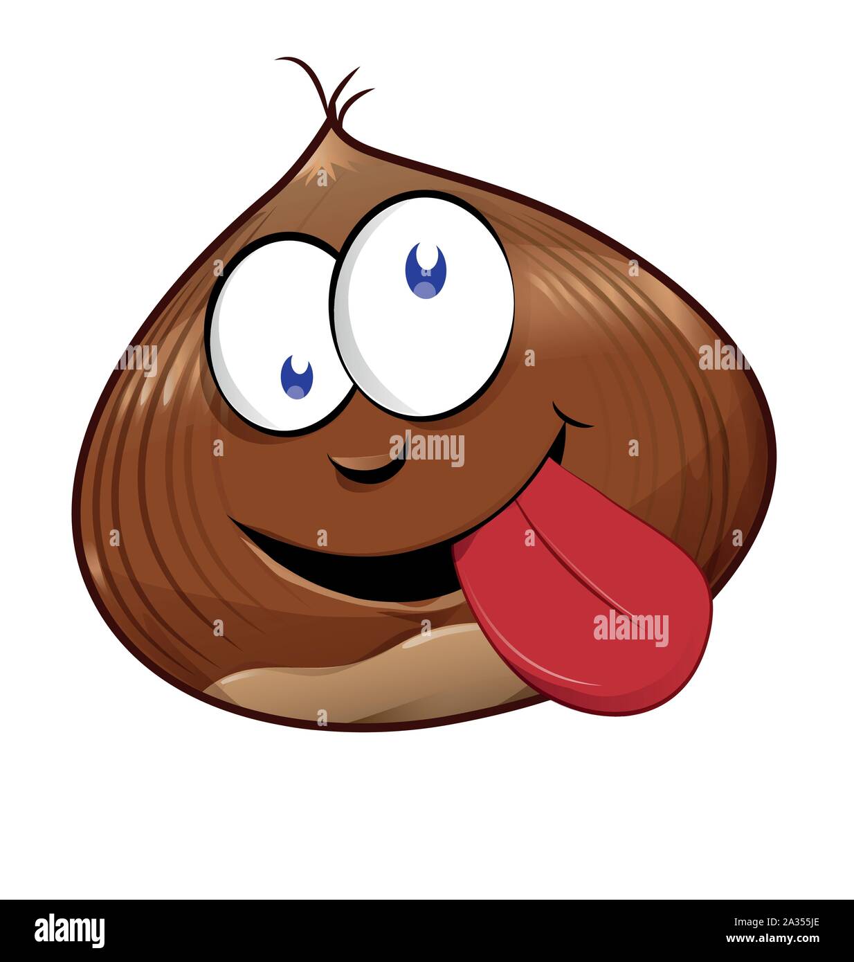 Chestnuts vector vectors Cut Out Stock Images & Pictures - Alamy