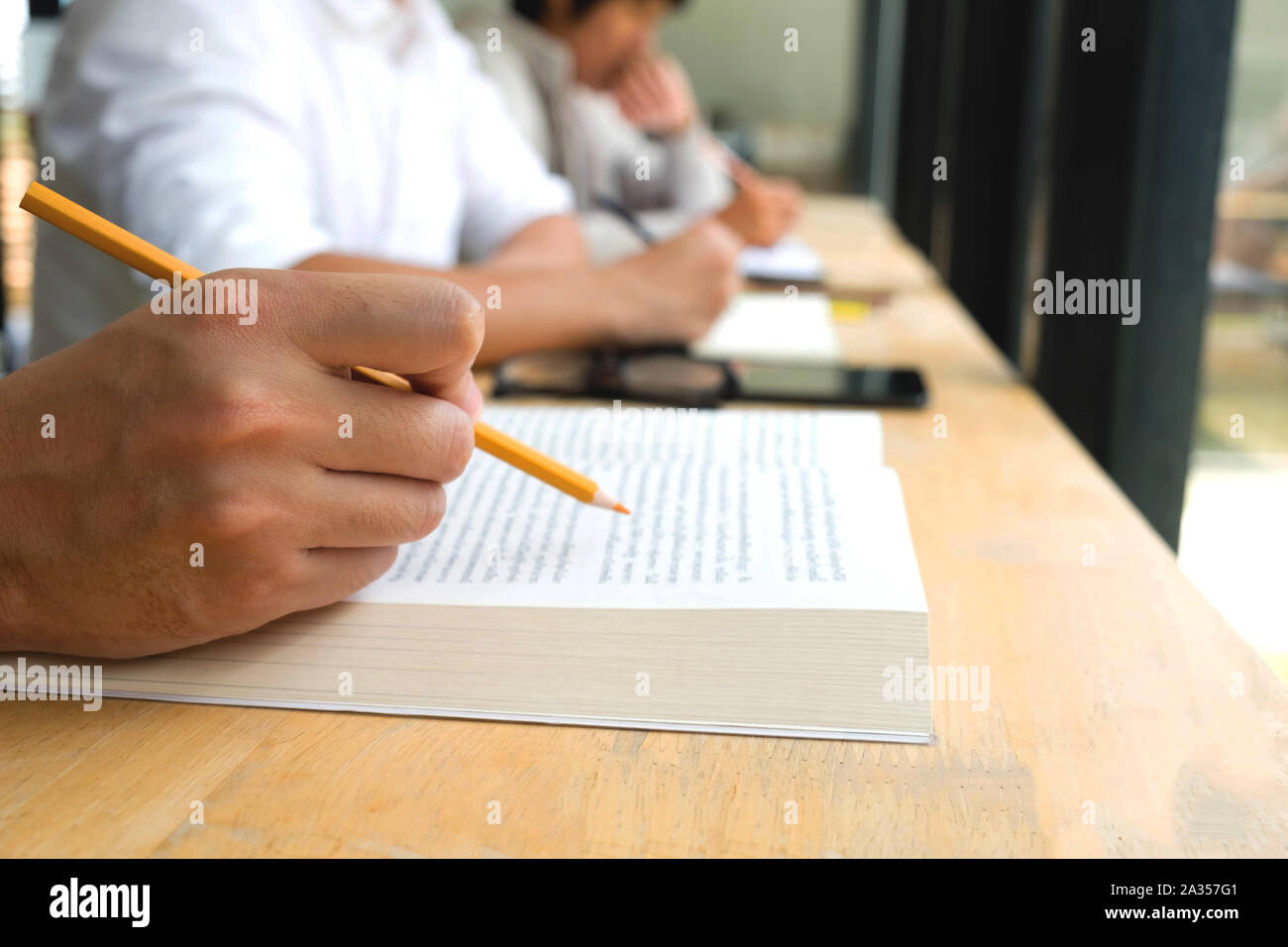 Students learning subject additional .Education concept Stock Photo - Alamy
