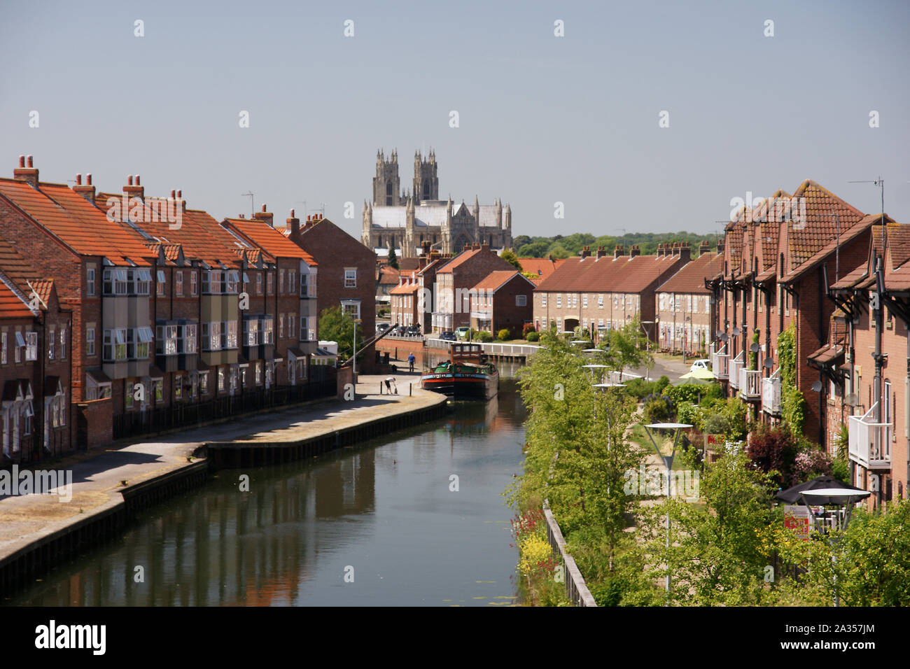 Beverley beck yorkshire, canal hi-res stock photography and images - Alamy