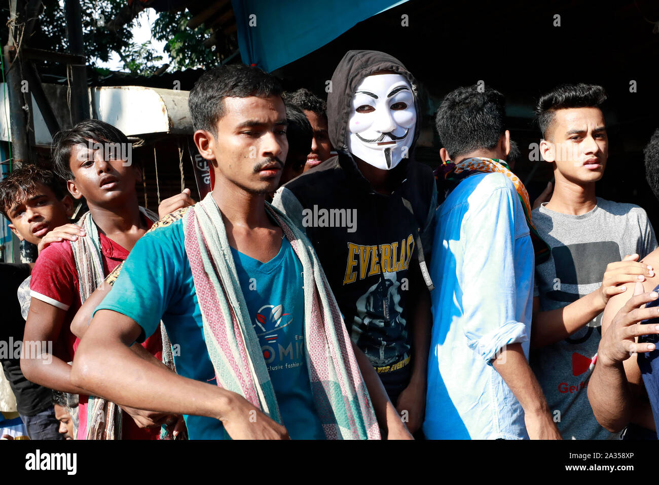 Dhaka, Bangladesh - October 06, 2019: Disgruntled residents of Geneva ...